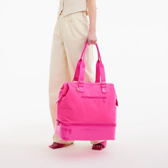 BEIS | Bags | Beis Barbie Pink Weekender Bag | Poshmark